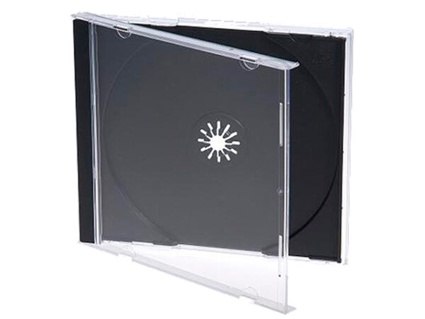Black Tray Single CD Jewel Cases - Blank Media | Promotional Branding