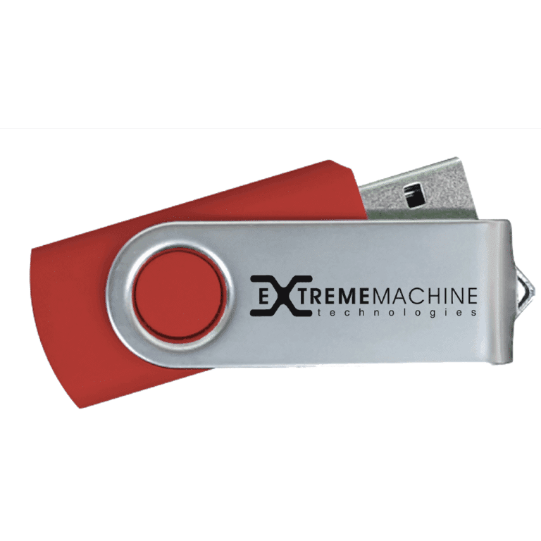 Free Black Branding | 256MB - USB 2.0 Flash Drive Swivel | Blank Media